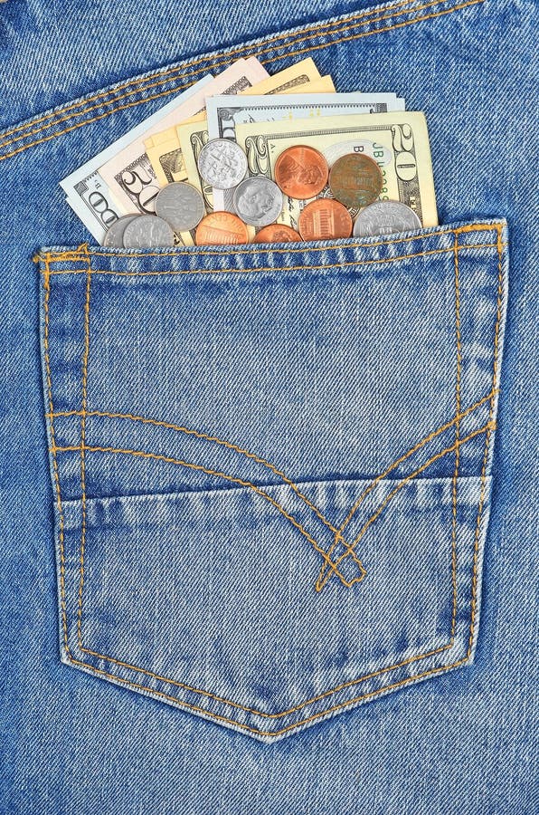 Pocket money stock photo. Image of forex, commerce, clothes - 52016246