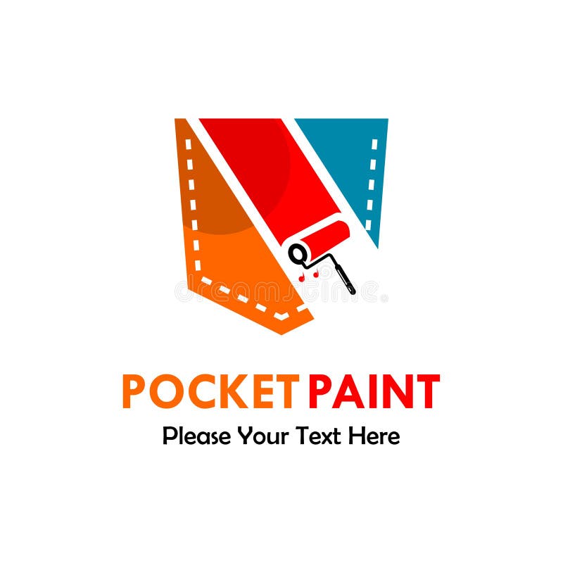 Pocket paint logo stock vector. Illustration of brush - 264186384