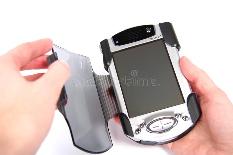 Pocket pc. stock photo. Image of technology, professional - 4487162