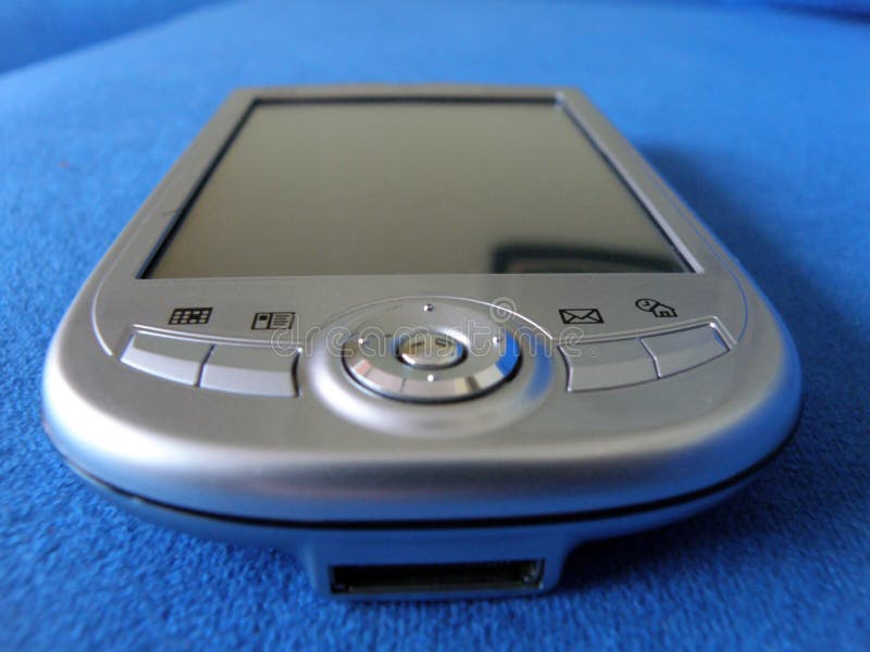 Pocket pc stock image. Image of stylus, meeting, isolated - 6111793