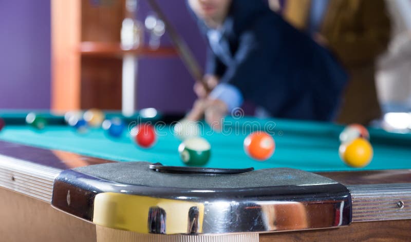 Pocket pool table stock image. Image of english, pool - 76223529