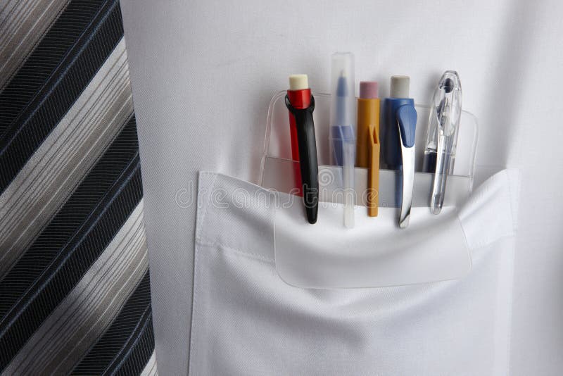 Pocket Protector stock photo. Image of pencil, plastic - 21537610