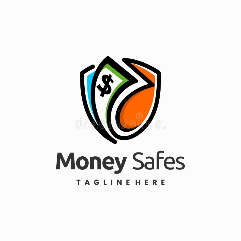 Pocket Shield Money Logo Design, Shield Pocket Wallet Logo Design Stock ...