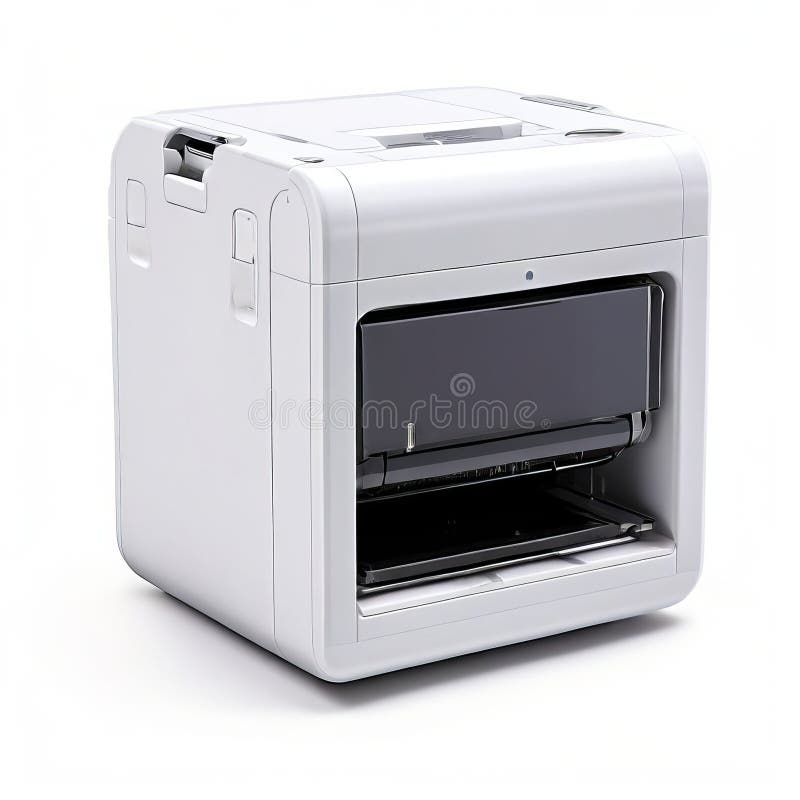 Pocket Sized Printer with a Flat Body and Wireless Pr Stock Photo ...