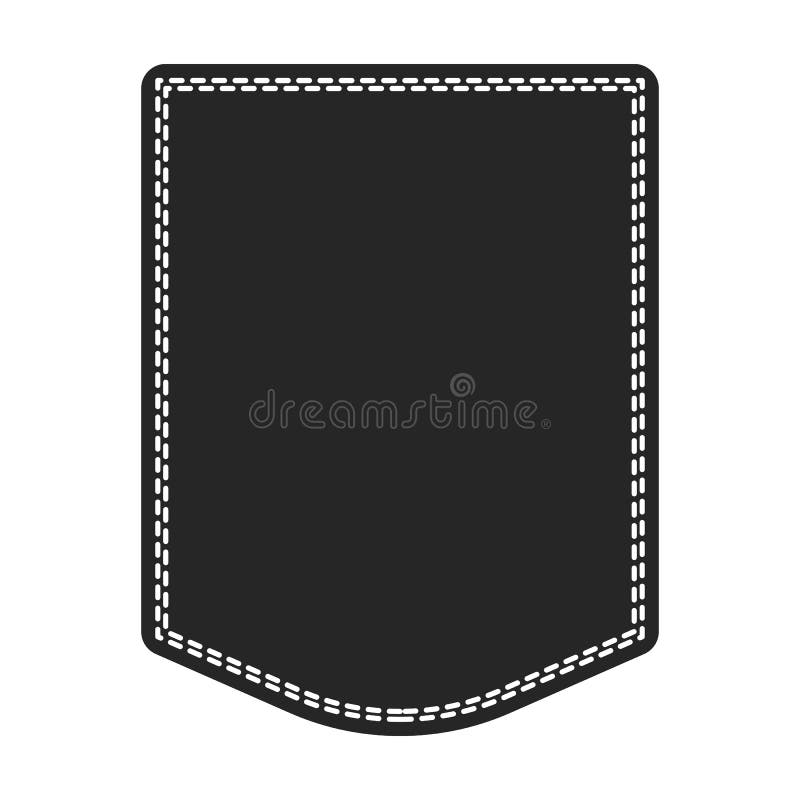 Pocket Vector Icon.Cartoon Vector Icon Isolated on White Background ...