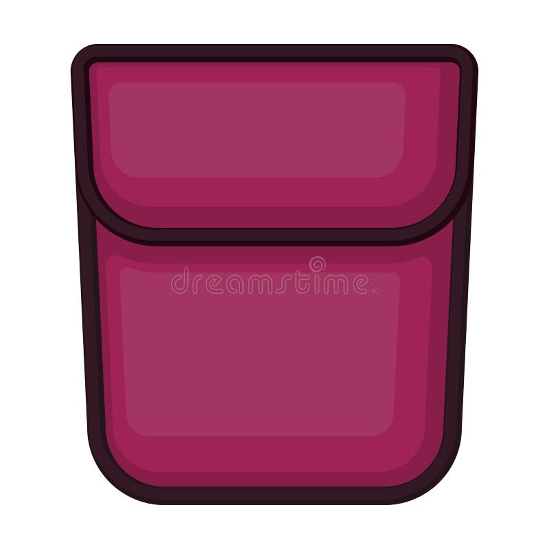 Pocket Vector Icon.Cartoon Vector Icon Isolated On White Background ...