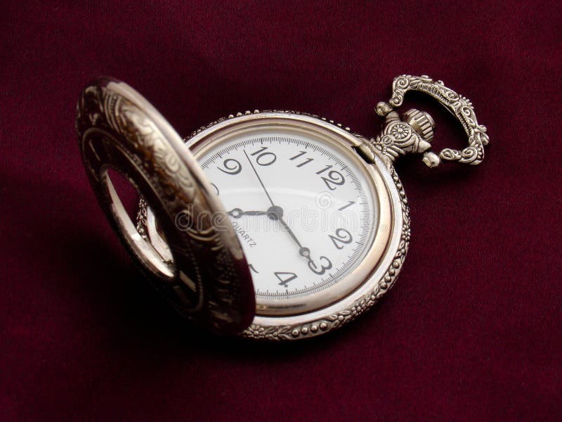 Mechanical pocket clock stock photo. Image of inside - 10855782