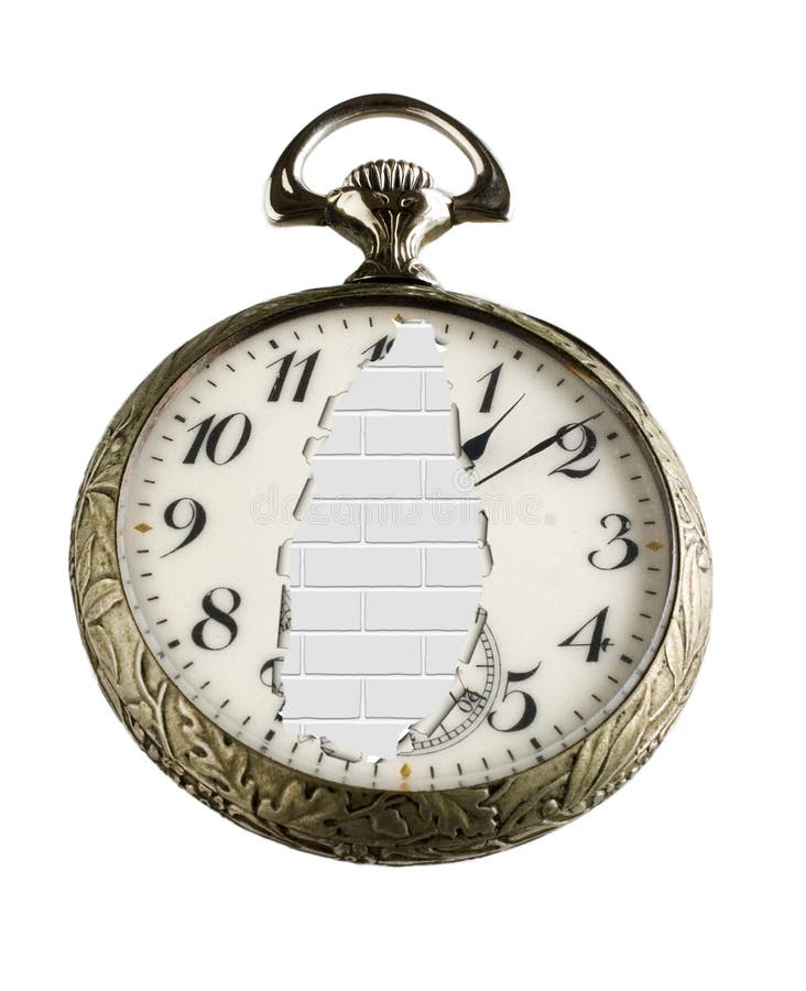 Pocket watch stock photo. Image of ripped, isolated, metal - 7455212