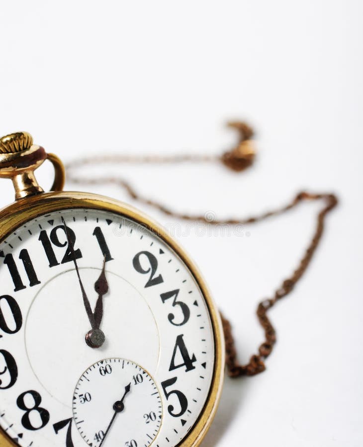 Pocket Watch and Chain stock image. Image of timepiece - 2212975