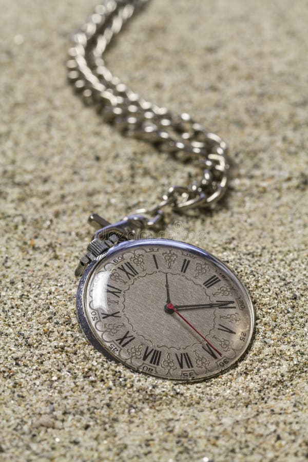 Pocket watch with chain. stock photo. Image of metallic - 66421812
