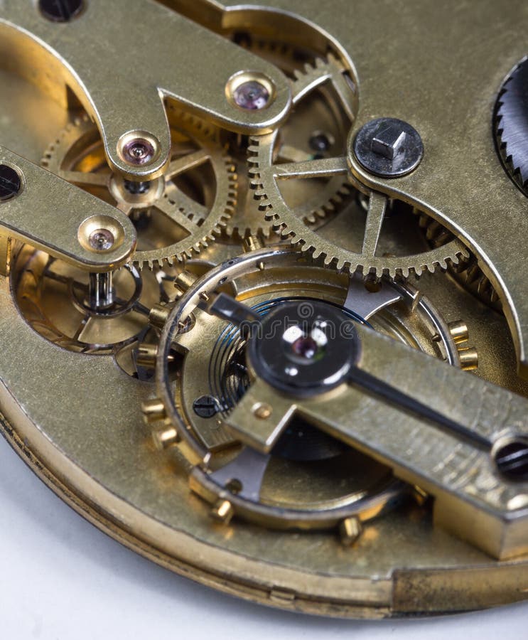 Pocket watch clockwork stock image. Image of detail, circle - 56018397