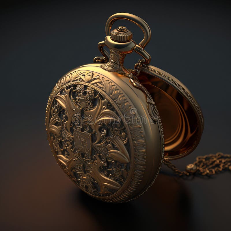 Pocket Watch stock illustration. Illustration of deadline - 270844038