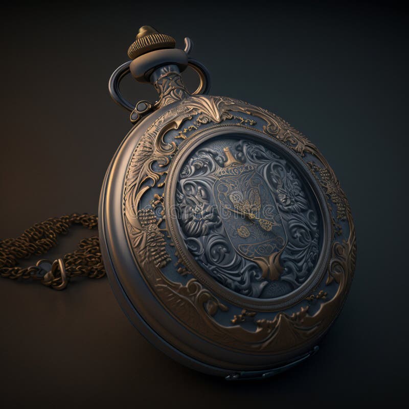 Pocket Watch stock illustration. Illustration of furniture - 270844464