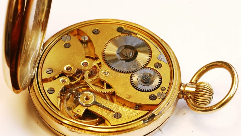 Pocket Watch Machine with Gears Stock Video - Video of accurate ...