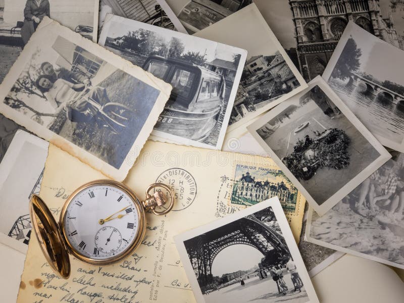 Pocket Watch with Old Photographs Editorial Image - Image of hierlooms ...