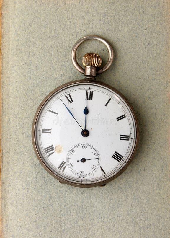Pocket watch on paper stock image. Image of hallmark, paper - 3729801