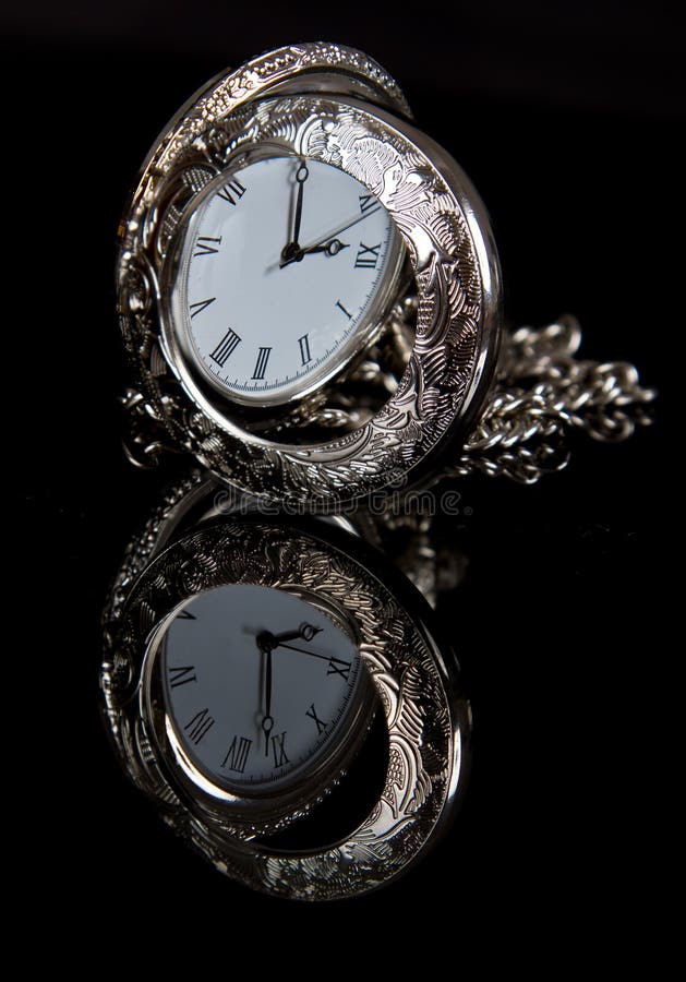 Pocket watch reflection stock image. Image of pattern - 29958205