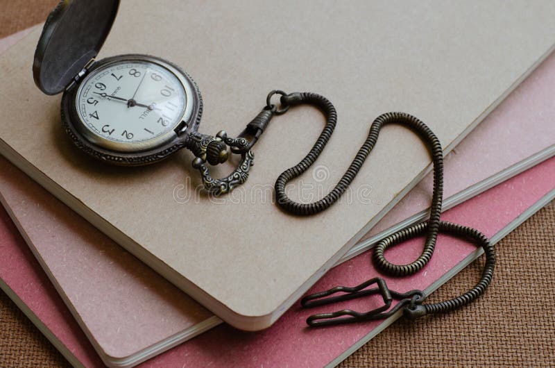Classic Pocket Watch in Color Tone of Vintage. Stock Photo - Image of ...