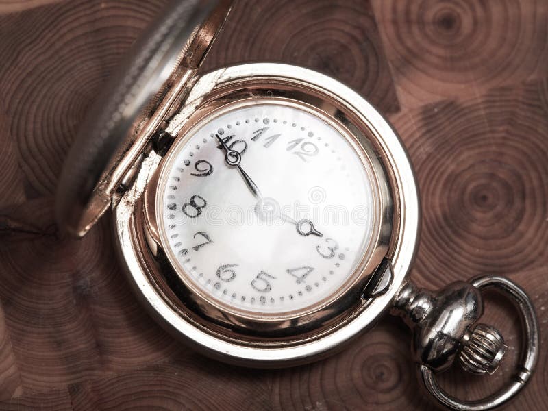 Pocket Watch stock image. Image of wood, open, hours - 36688009