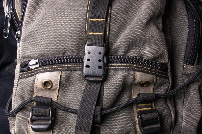 Pockets in the backpack stock image. Image of dark, design - 72038239