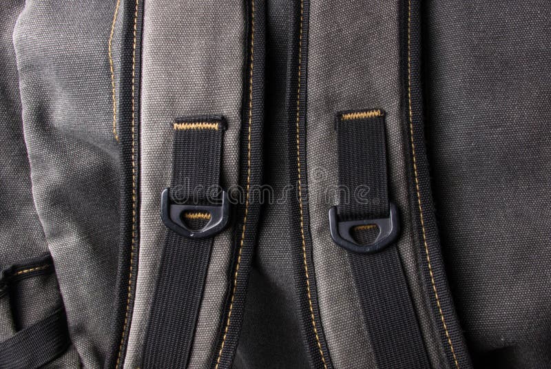 Pockets in the backpack stock image. Image of finish - 77923613