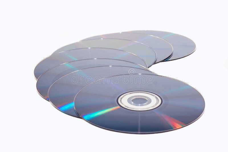 Poco dvd y disco cd foto de archivo. Imagen de cierre - 8054862