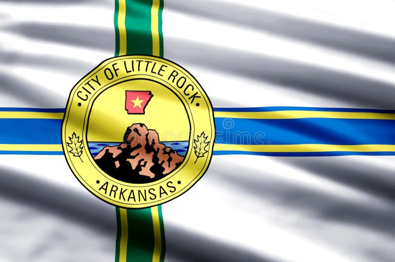 Poco Ejemplo De La Bandera De La Roca Stock de ilustración ...