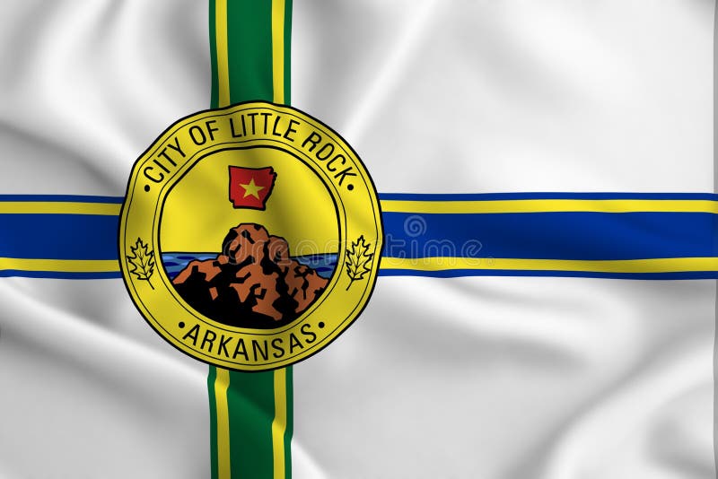 Poco Ejemplo De La Bandera De La Roca Stock de ilustración ...