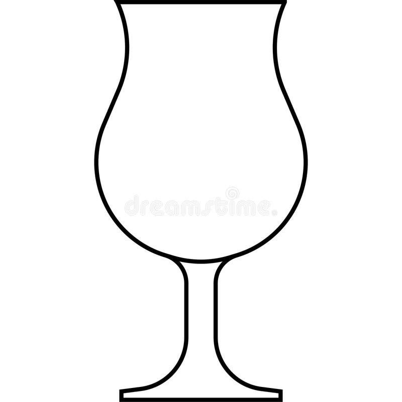 Poco Grande Glass Icon, Cocktail Glass Name Related Vector Stock Vector ...