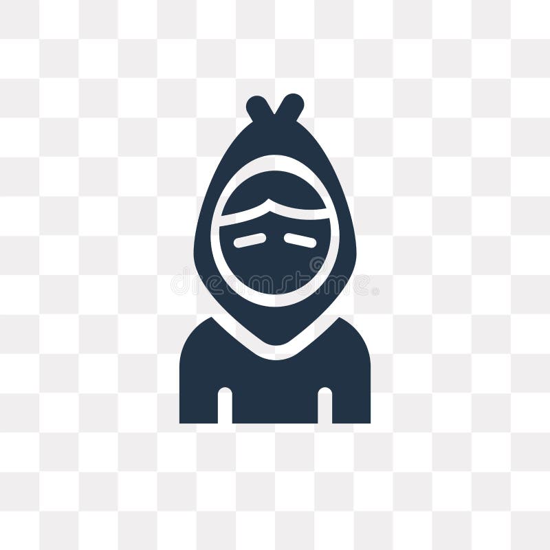 Poco Icono Del Vector De La Capa Con Capucha Aislado En Backgrou ...