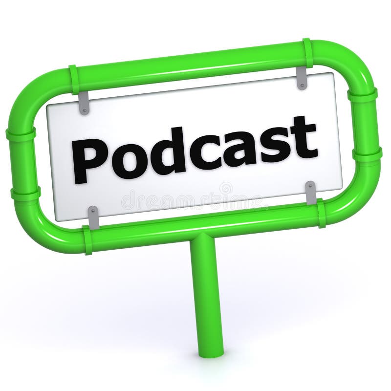 Pod-cast And Broadcasting Icon Stock Vector - Illustration of internet ...