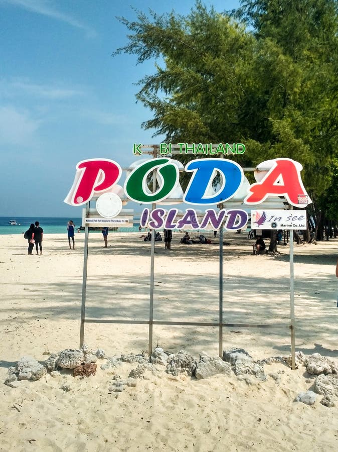 Poda island editorial stock image. Image of travel, white - 81022164