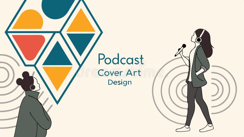 Podcast Cover Art Design, Audio Content, Podcast Template, and Media ...