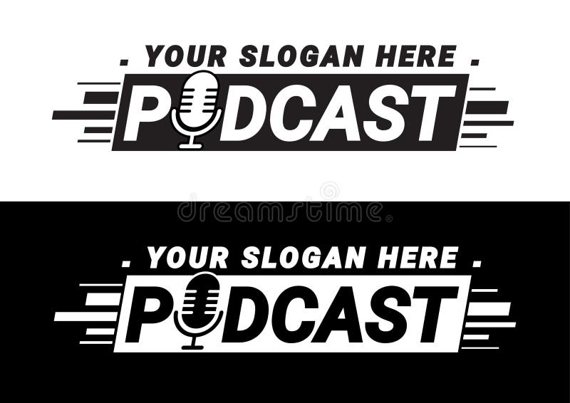 Podcast Icon. Symbol or Emblem Stock Illustration - Illustration of ...