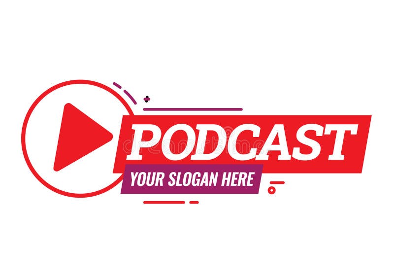 Podcast Icon. Symbol or Emblem Stock Illustration - Illustration of ...