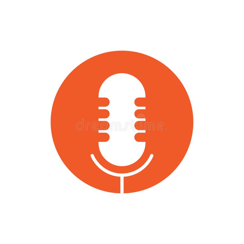 Podcast logo vector symbol stock vector. Illustration of event - 339772221