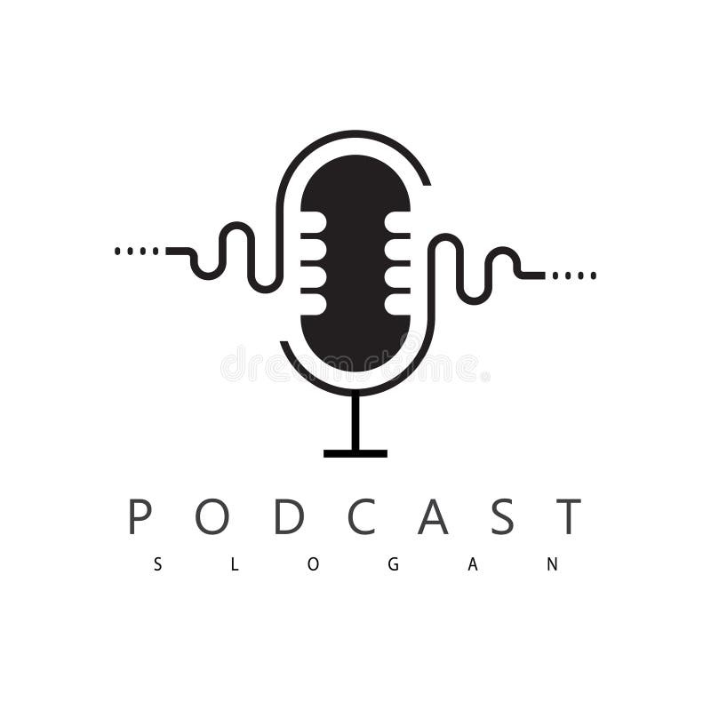 Podcast logo vector symbol stock vector. Illustration of analog - 339772394