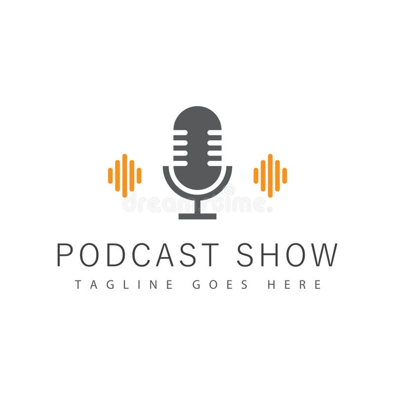 Podcast logo vector symbol stock vector. Illustration of technology ...