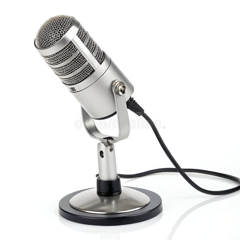 Podcast Microphone stock illustration. Illustration of podcast - 356691252