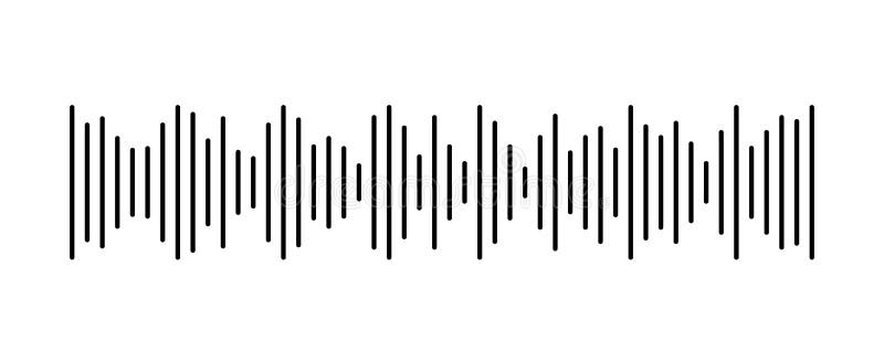 Podcast Sound Wave. Waveform Pattern for Music Player, Podcast, Voise ...