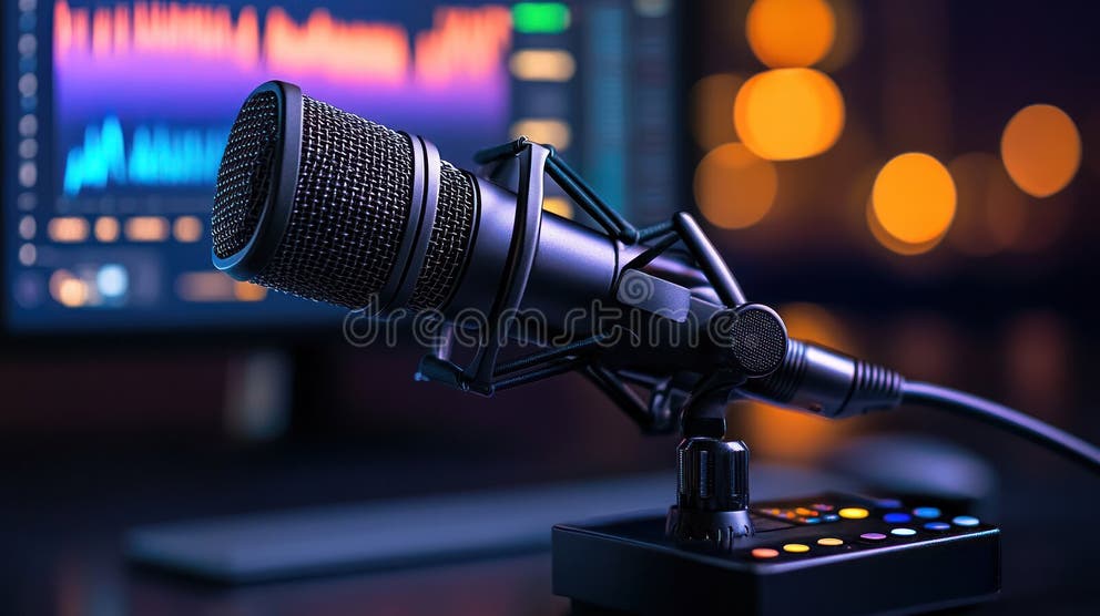 Microphone Editing Stock Illustrations – 1,874 Microphone Editing Stock ...