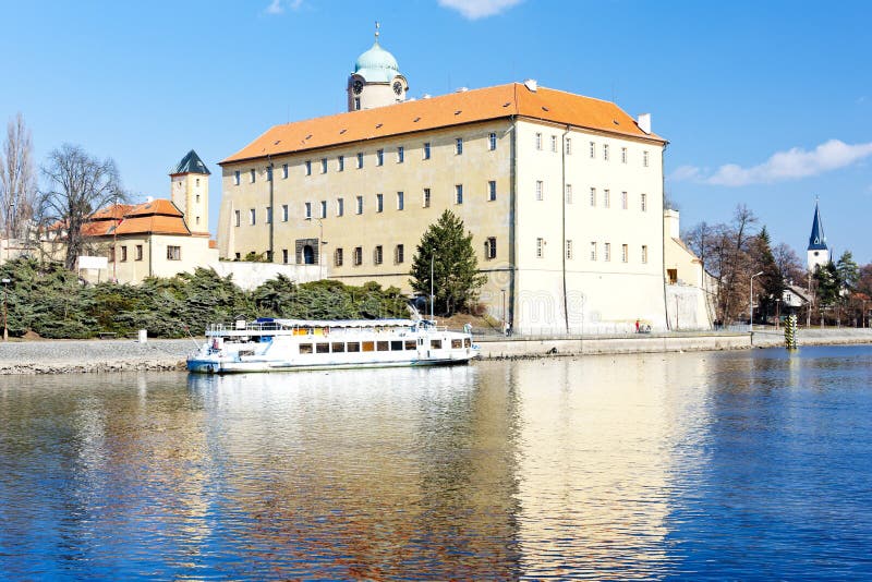 Podebrady Castle, Czech Republic Stock Image - Image of outside, elbe ...