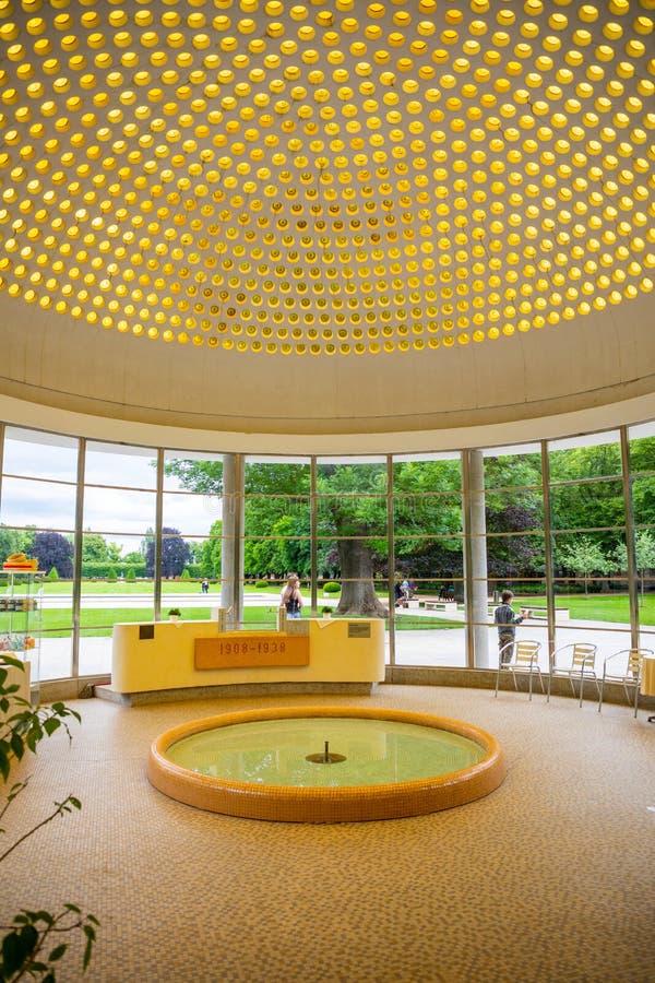 Podebrady, Czech Republic - 7.06.2020: Mineral Water Source in Famous ...