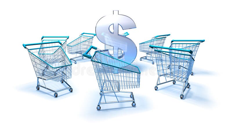 Poder de compra ilustração stock. Ilustração de venda - 4474305