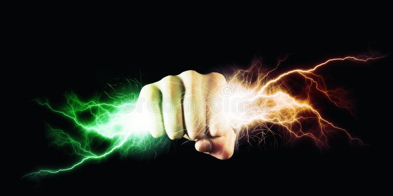 Poder en manos imagen de archivo. Imagen de powerful - 38543993