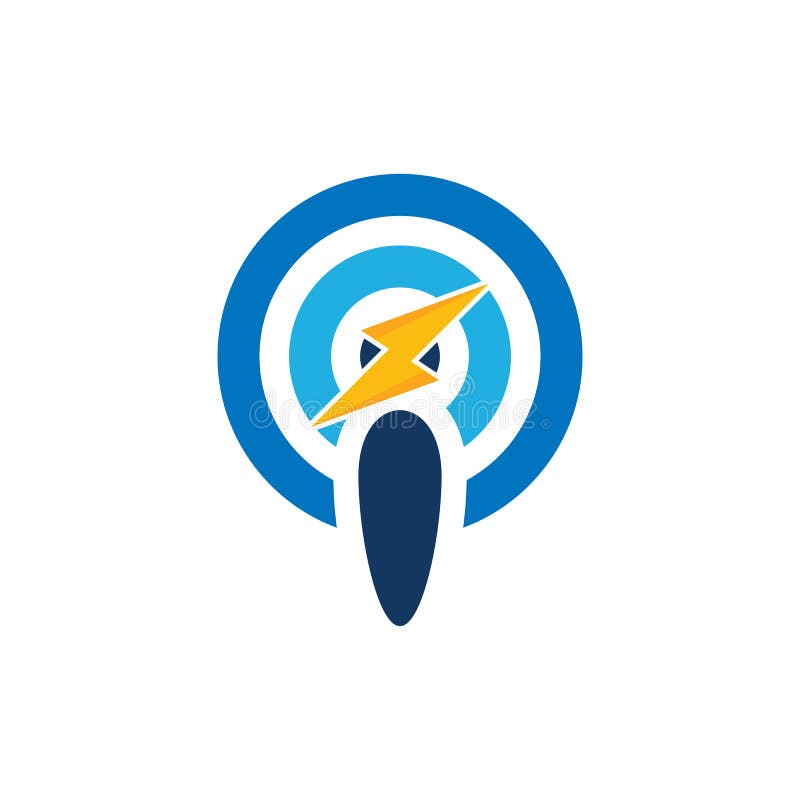 Poder Logo Icon Design Do Sinal Ilustração do Vetor - Ilustração de ...