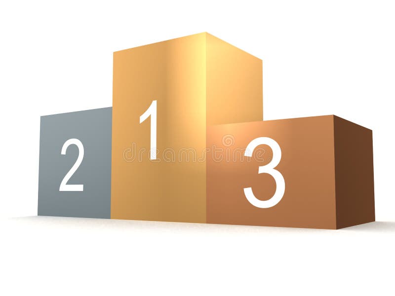 Podio illustrazione di stock. Illustrazione di rango, successo - 4204871