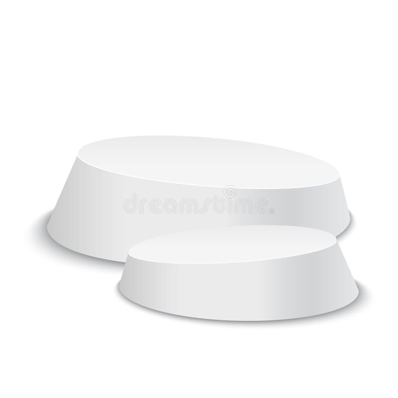 Podio De Estadio Redondo Aislado Sobre Fondo Blanco 3d Pedestal. Vector ... Podio De Estadio Redondo Aislado Sobre Fondo Blanco 3d Pedestal. Vector ...