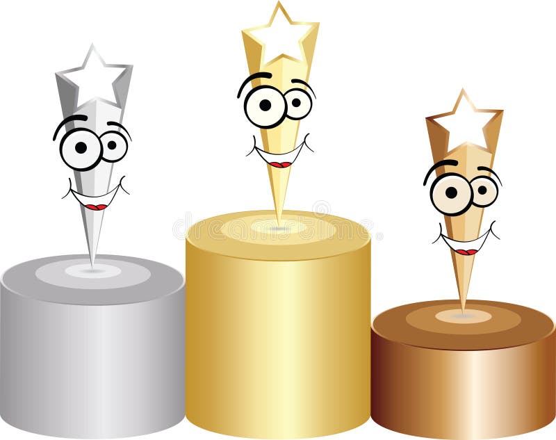 Podium stock illustration. Illustration of excitement - 20404665