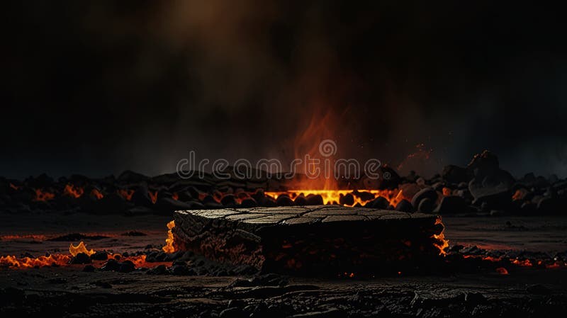 Podium Created with Artificial Intelligence (AI) Stock Illustration ...